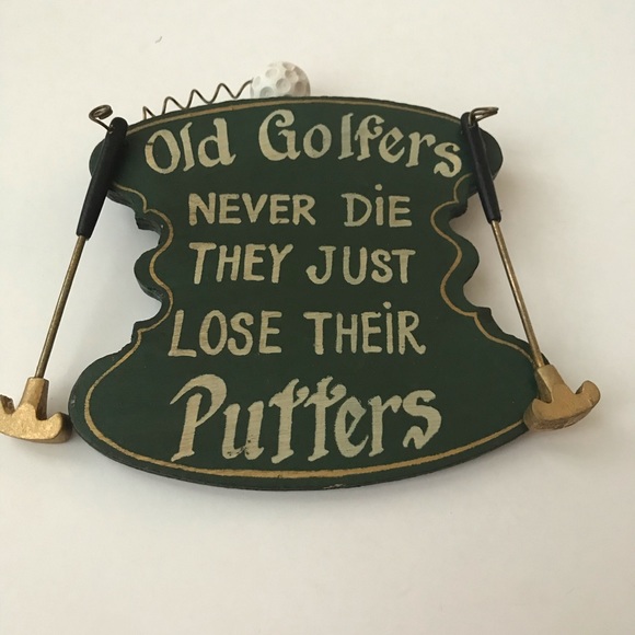 Accents | Brand New Witty Golf Sign Old Golfers | Poshmark